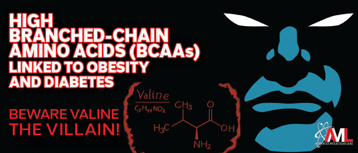 BCAA: Beware Valine the Villain! Linked to Obesity and Diabetes.